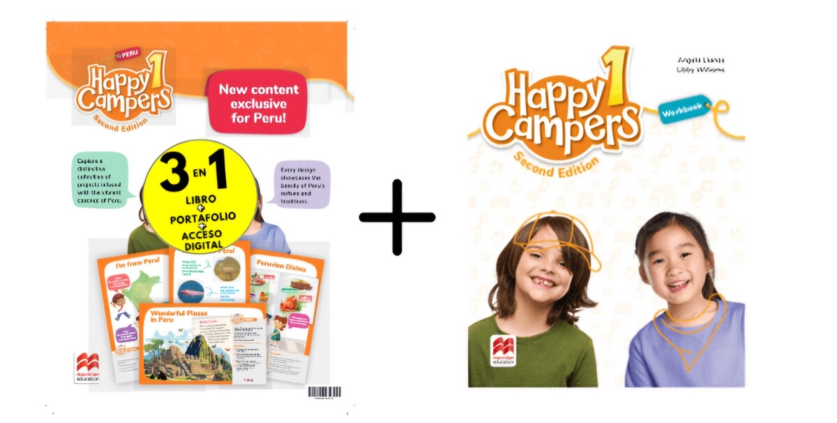 PACK HAPPY CAMPERS SECOND EDITION 1° – Distribuidora Lujaam's