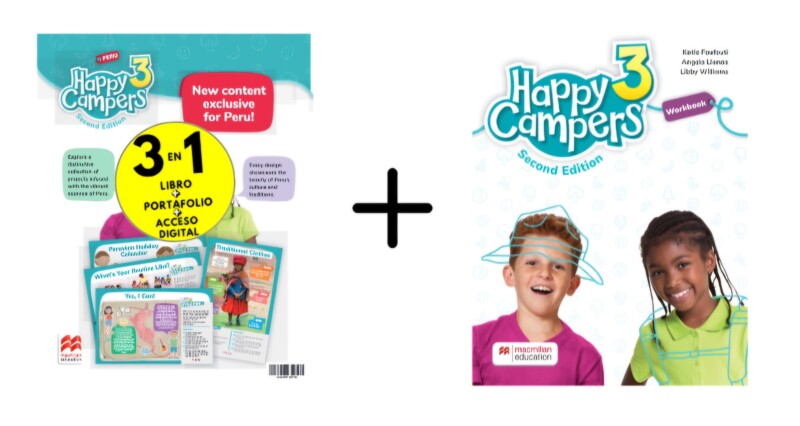 PACK HAPPY CAMPERS SECOND EDITION 3° – Distribuidora Lujaam's