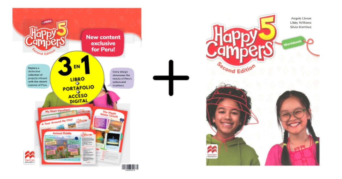 PACK HAPPY CAMPERS SECOND EDITION 5° – Distribuidora Lujaam's